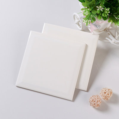 50X150 Modern Kitchen Wall Tiles Ivory White Acid Resistant For Restaurant