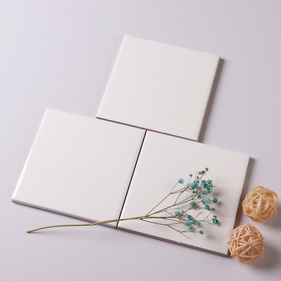 50X150 Modern Kitchen Wall Tiles Ivory White Acid Resistant For Restaurant