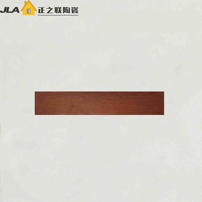 Acid Resistant Wood Style Ceramic Floor Tiles 150x600 Mm Building Material