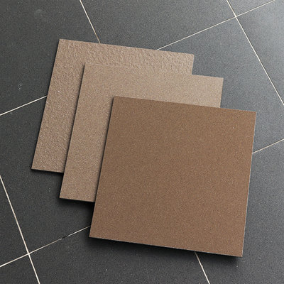 30X30 Cm Salt And Pepper Porcelain Tiles Non Slip Coffee / Chocolate Color
