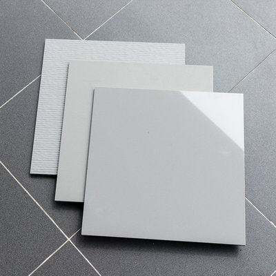 Super Glossy Pure Color Porcelain Tiles 24X24 Abrasion Resistance Non Slip