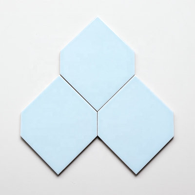 Rhombus Shape Glazed Ceramic Wall Tile 150x150 Decorative Exterior Tiles