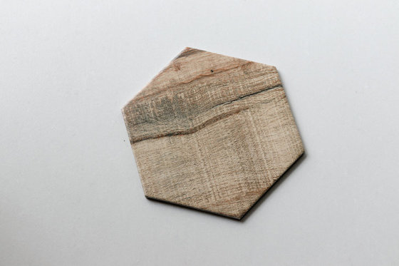 Living Room Hexagon Subway Tile Slip Resistance Matt Surface 8mm Thickness