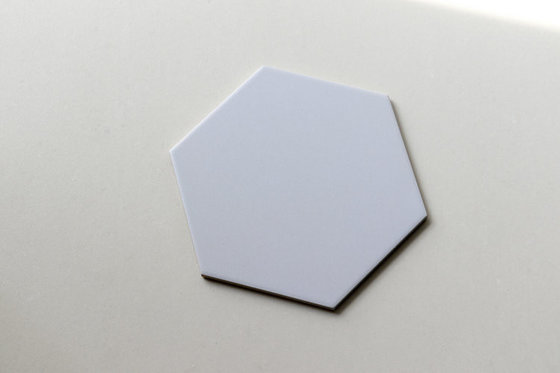 Kitchen Bathroom Hexagon Ceramic Tile 20X23 Straight Edge Acid Resistant