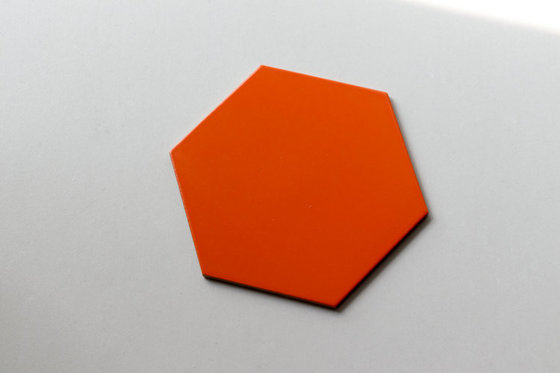 Kitchen Bathroom Hexagon Ceramic Tile 20X23 Straight Edge Acid Resistant