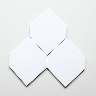 Interior Decorative Wall Tiles 30x60 Wave Glossy White Subway Tile Anti Skidding