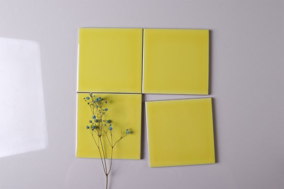 Multi Color 10X10cm Ceramic Subway Tile For Bathroom Room Decoration