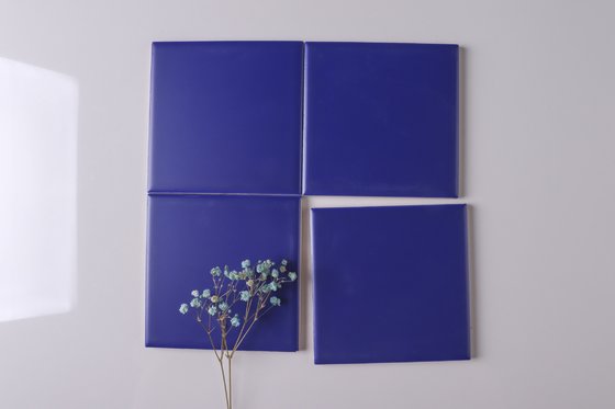 Multi Color 10X10cm Ceramic Subway Tile For Bathroom Room Decoration