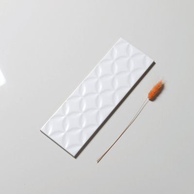 100x300mm Ceramic Wall Tiles / Glazed Subway Tile Kitchen Backsplashes Design in White