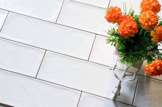 100x300 Spanish Style Interior Ceramic Wall Tiles Wavy Surfce In Stock