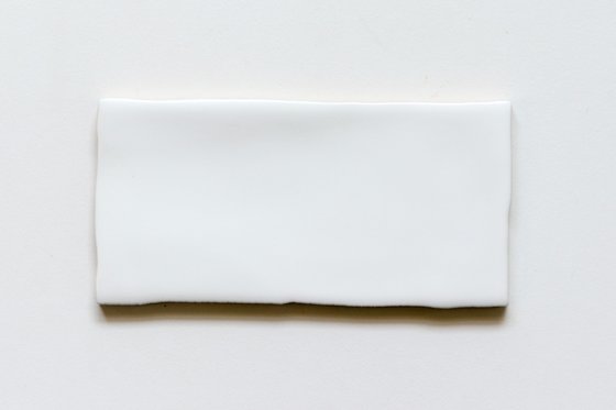 75x150mm Uneven White And Black Subway Tiles For Coffee Shop Metro Tile