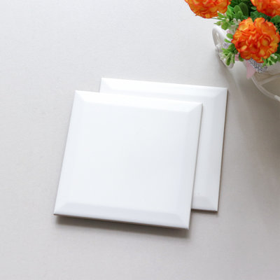 Square Glazed Ceramic Wall Tiles 15*15 Cm Flat Bathroom Kitchenwall Tile