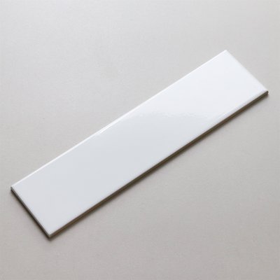 100x400mm Pure Grey Ceramic Wall Tiles , Flat Surface Glossy Kitchen Wall Tile Kitchen