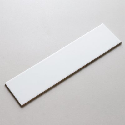 100x400mm Pure Grey Ceramic Wall Tiles , Flat Surface Glossy Kitchen Wall Tile Kitchen