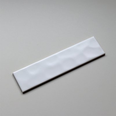 75x300mm Ceramic Wall Tiles Decorative Series Straight Beveled Wavy Surfce Wall Decoration