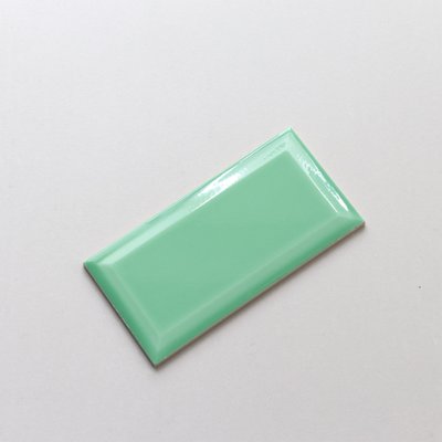 100x200mm Green Bevel  Subway Tiles For Interior Wall Decoration Water Absorption