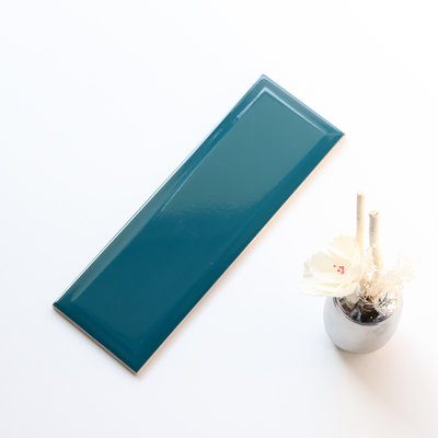Spanish Style Decor Ceramic Tiles , Wavy Surfce Water Resistance Subway Tile