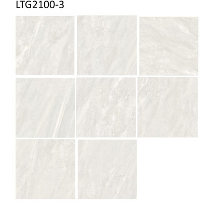 Waterproof Ceramic Wall Tiles , Full Body Glazed Porcelain Rustic Floor Tiles
