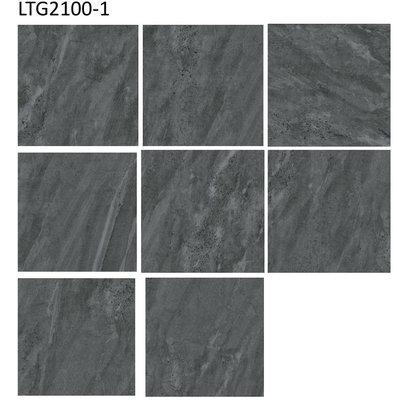 Waterproof Ceramic Wall Tiles , Full Body Glazed Porcelain Rustic Floor Tiles