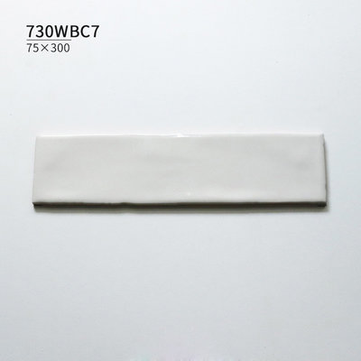 75X300mm Spanish Style Whitish Grey Subway Tiles For Kitchen Wall