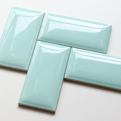 75*150mm Glossy Colorful Macarons Bread Look Subway Tile