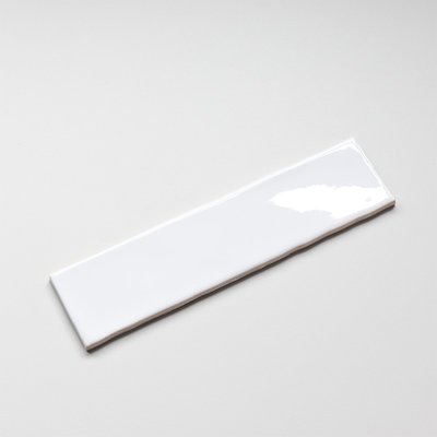 75*300mm Irregular Wave White Ceramic Bathroom Subway Tile