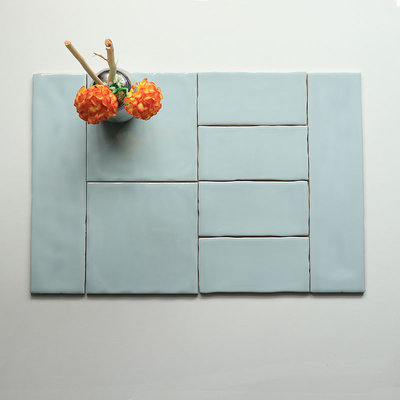 Interior Decoration Wave Edge Design Living Room Ceramic Wall Tiles
