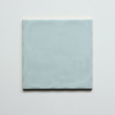 15*15cm Living Room Background Ceramic Wall Tile Sky Blue Color Designs