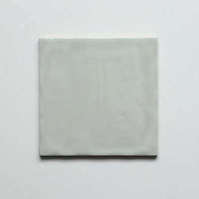 Waterproof Ceramic Coment Green Color Toilet Tiles In 150x150mm Size