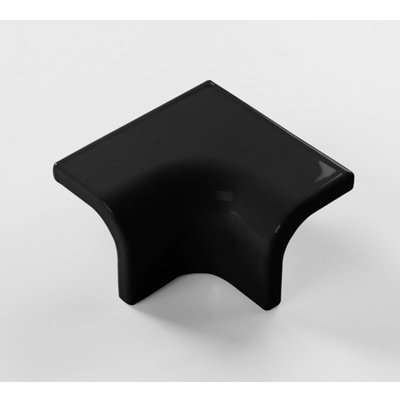 Bathroom Shower Decoration Curved Tile Trims In Black