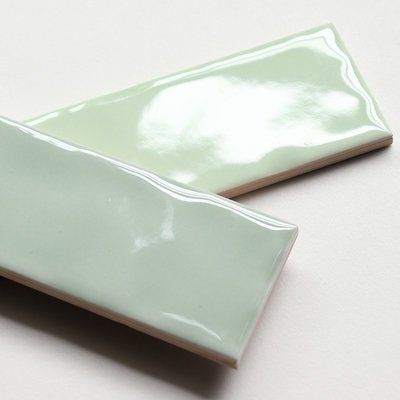 50*200 Bathroom Wall Decoration Glossy Macarons Series Dark Apple Green Tiles