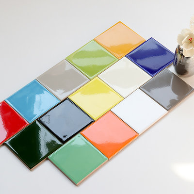 Decorative Kitchen Bathroom Wall Design 100x100mm Ceramic Tiles