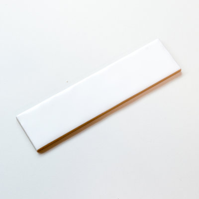 Living Room Wall Decor Glazed White Color 50x200mm Ceramic Subway Tile