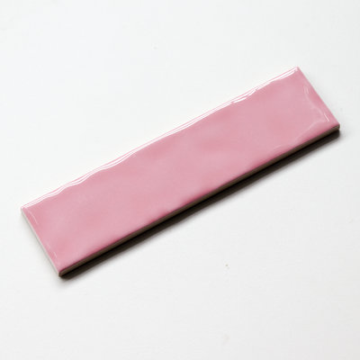 50x200mm Indoor House Pink Color Decorative Bathroom Wall Tile