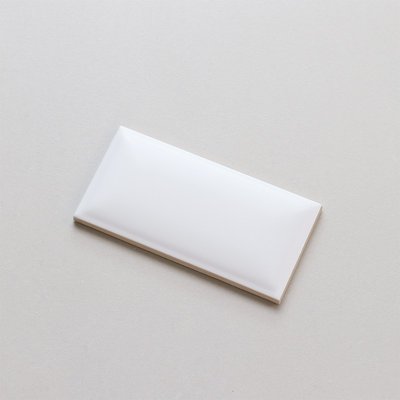 75X150mm Special Design White Glossy Bread Tile Subway Tile For Bathroom And Kitchen In Stock
