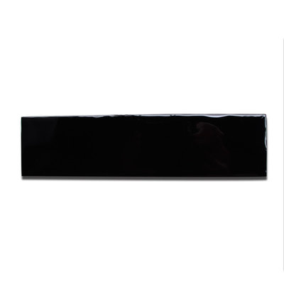 5x20cm/2x8 Inches Black And White 3d Ceramic Metro / Subway Wall / Ceiling Tile