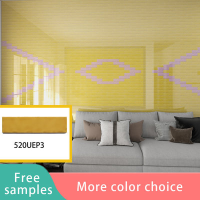 2x8 Inches/50x200mm Bathroom Yellow / Orange Color Glazed Wall Subway Tile