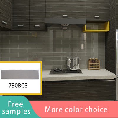 Pure Grey / Gray Color Tile With Size 75x300mm /  3*12 Inches For Living Room Decoration Wall Tile