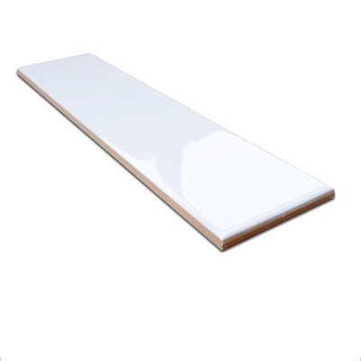 75x300mm/ 3*12 Inches Small Size Black And White Ceramic Glaze Subway Tile For Shower Room Decoration