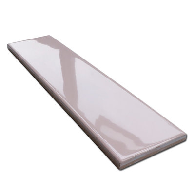 Pure Color Pink Commercial Restaurant Floor Tiles And Wall Tiles With Size 65x265mm