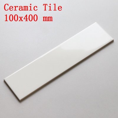 100x400 Black And White Ceramic Subway Tile For Kitchen / Bathroom / Balcony / Toilet Wall Decor