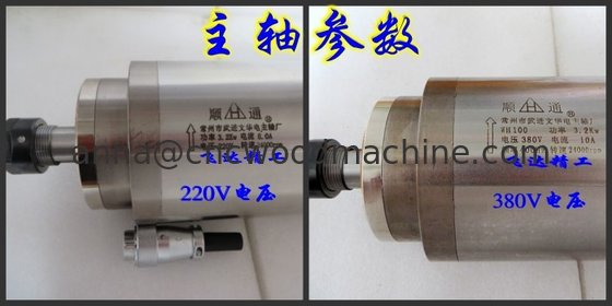 water cooled spindle 3.2 kw 3 hp Shun tong with high quality 4 bearings supplier