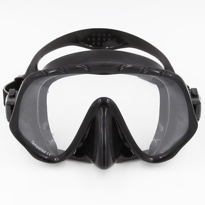 Black and Red Liquid Free Dive Goggles Sea Dive Mask CE Certificate