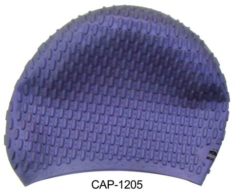 Light Weight Durable Mesh Silicone Or Latex Swim Caps Pink Silver