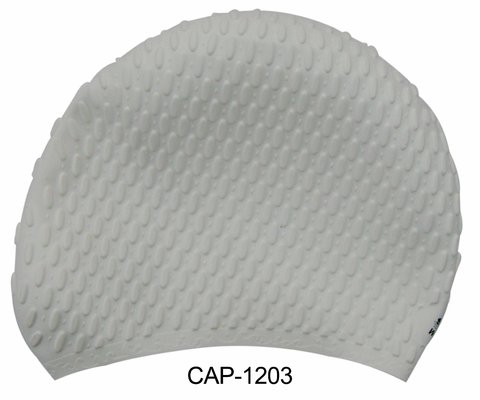 Light Weight Durable Mesh Silicone Or Latex Swim Caps Pink Silver
