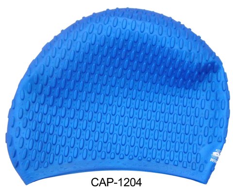 Light Weight Durable Mesh Silicone Or Latex Swim Caps Pink Silver