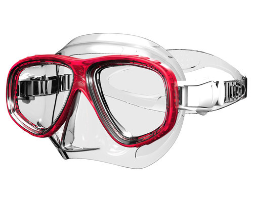 Silicone Diving Mask Free Diving Mask With Mirror Lens And PC Frame