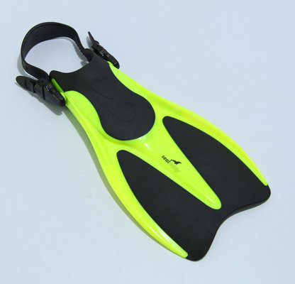 Patented Yellow Open Heel Snorkeling Fins For Adult With CE Certificated