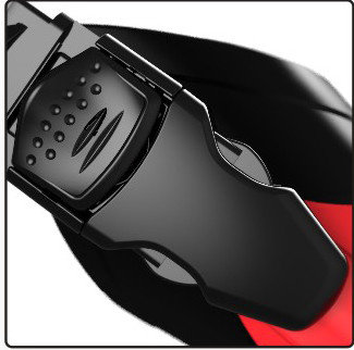 Red Rubber Skin Diving Fins Soft Comfortable Foot Pocket For Swimming