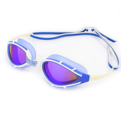 UV Protect Racing Swimming Goggles With Slicone Skirt And Strap Polarized Lens